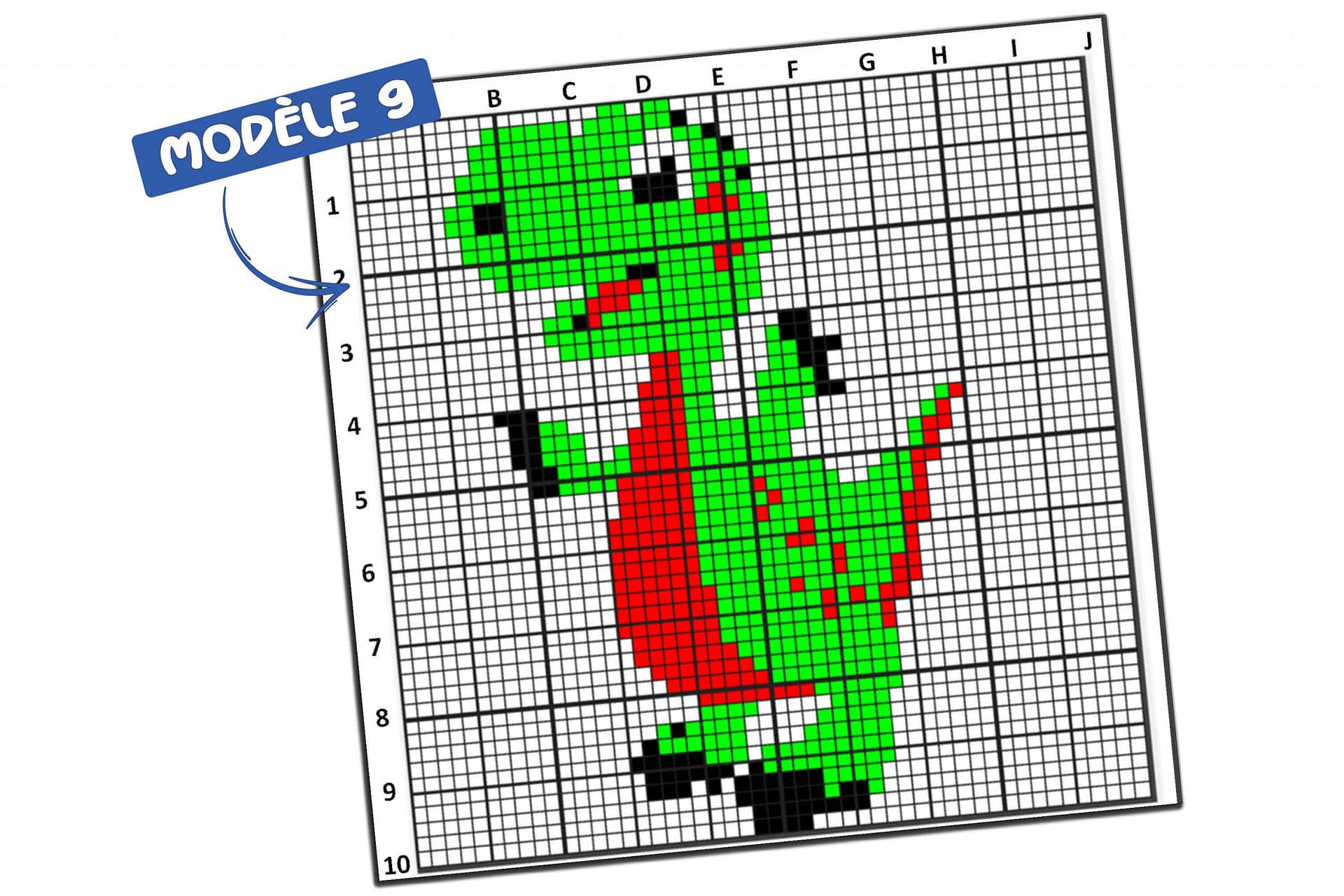 Livre de Coloriage Pixel Art : Voyagez à l'ère des Dinosaures